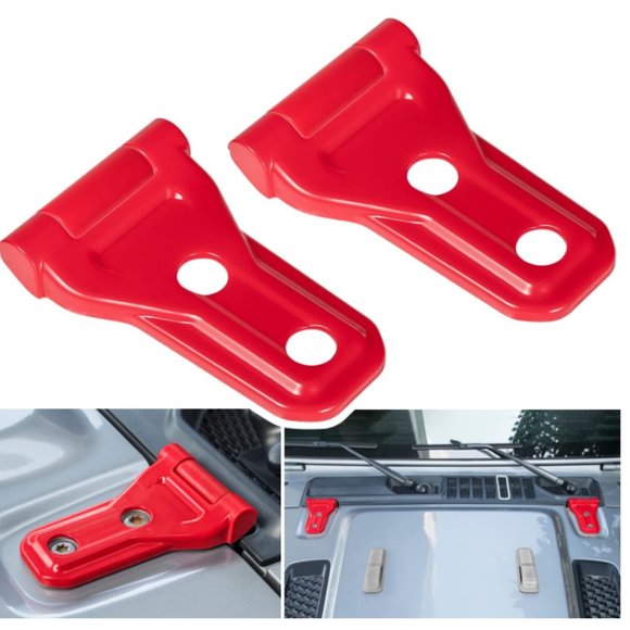 Storage & Organization | Jeep Hood Hinge Cover Red 2 Pc New | Poshmark